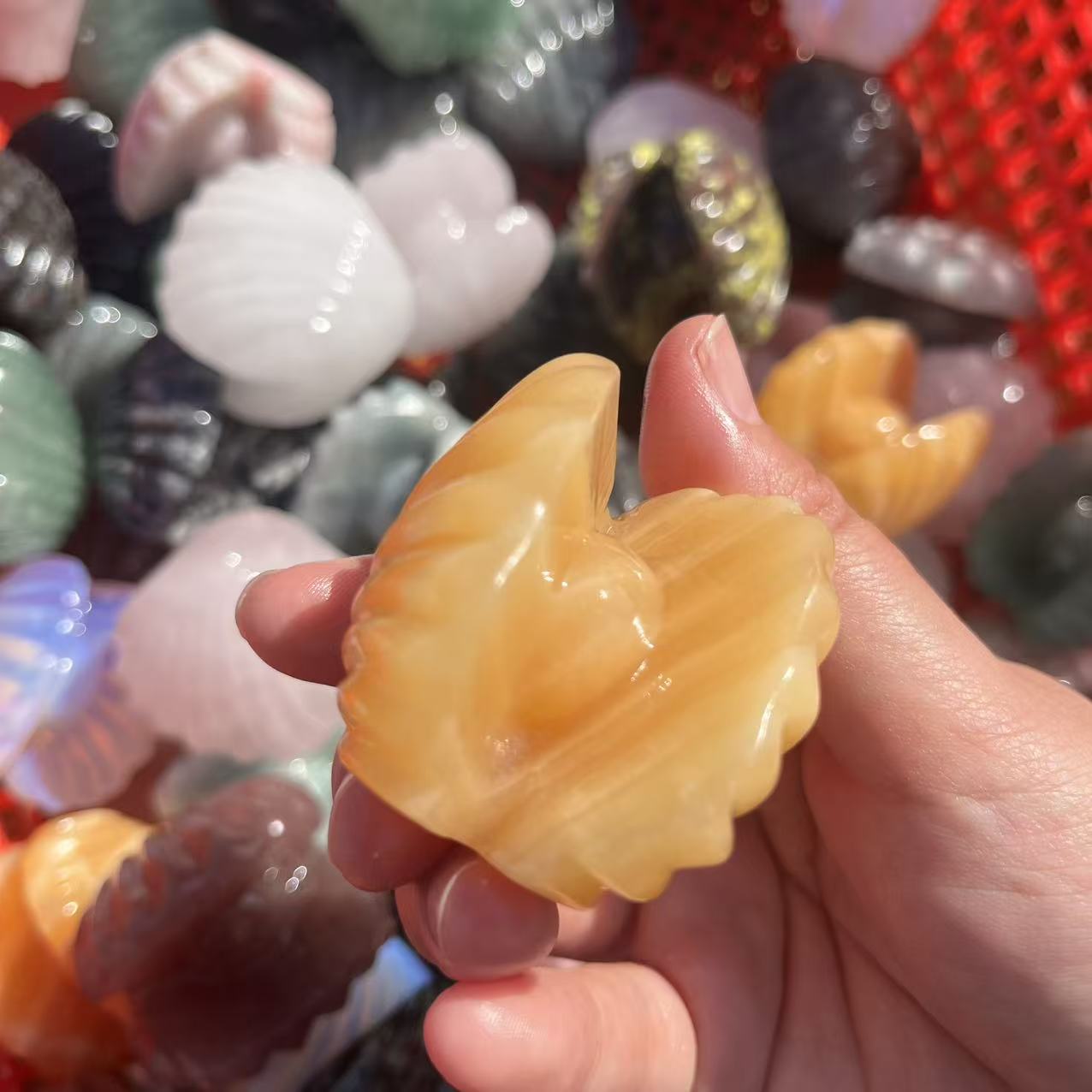 Mix crystal pearl shell carving - 我的网站
